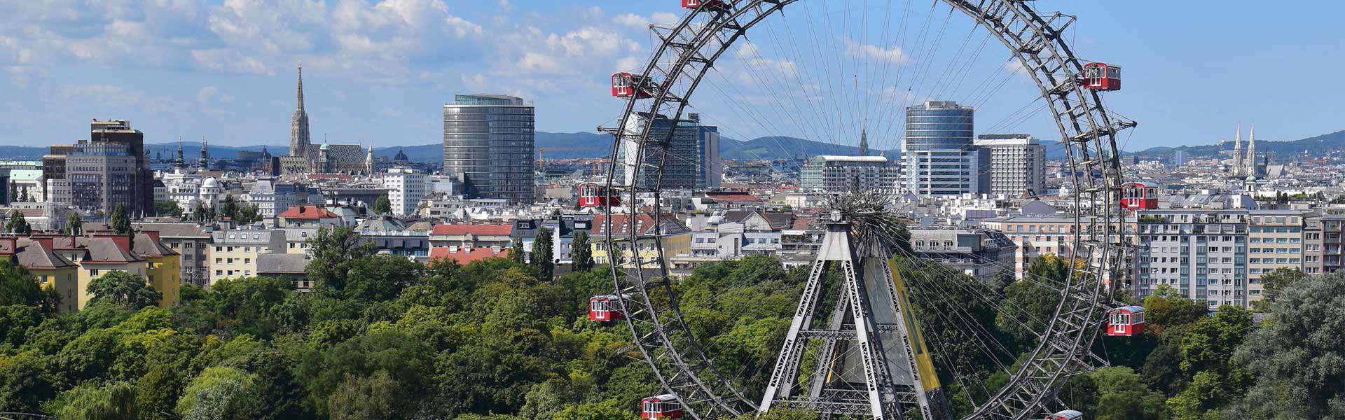 Wiener Prater perfekt für Spaziergänge oder Radtouren
